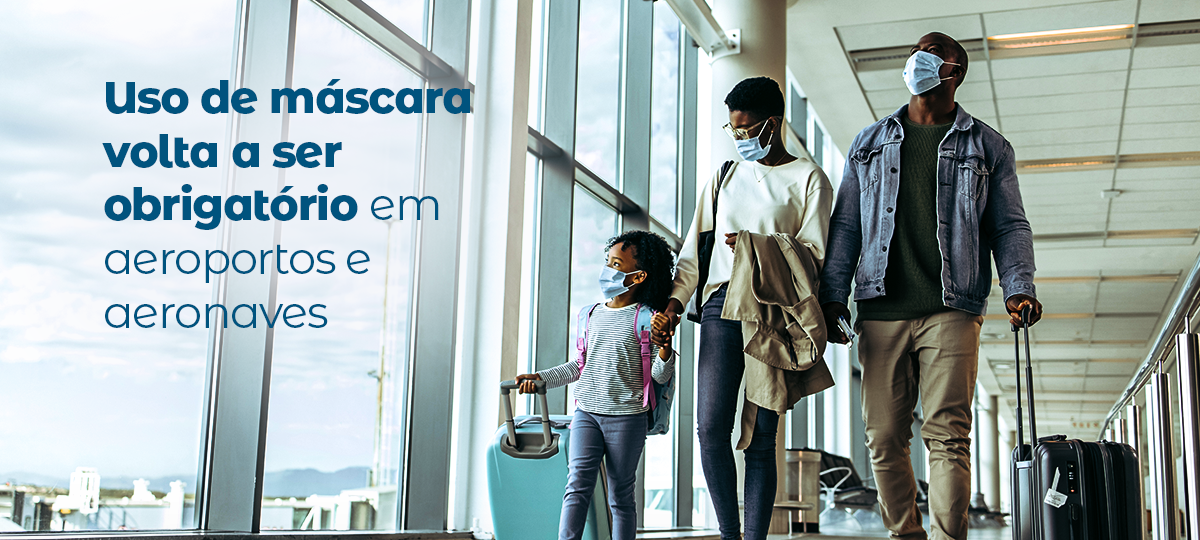 Uso de máscara volta a ser obrigatório em aeroportos e aviões no Brasil ... Uso de máscara volta a ser obrigatório em aeroportos e aviões no Brasil ...